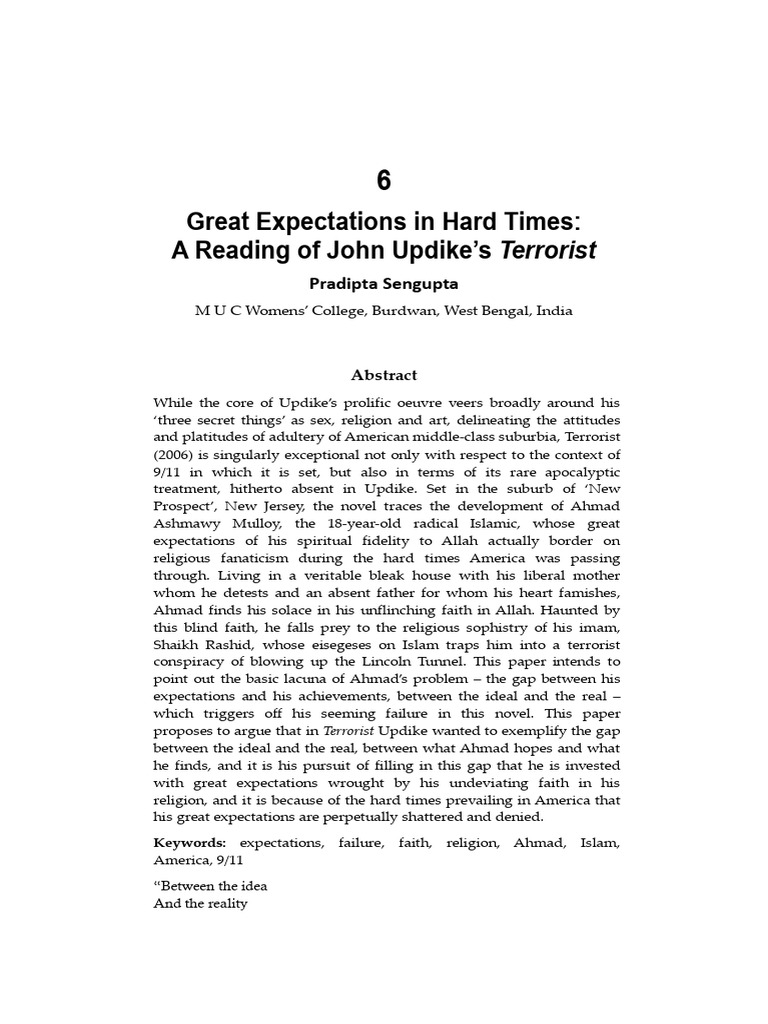 Updike's Terrorist: Faith and Failure | PDF | Jihad | Suicide Attack
