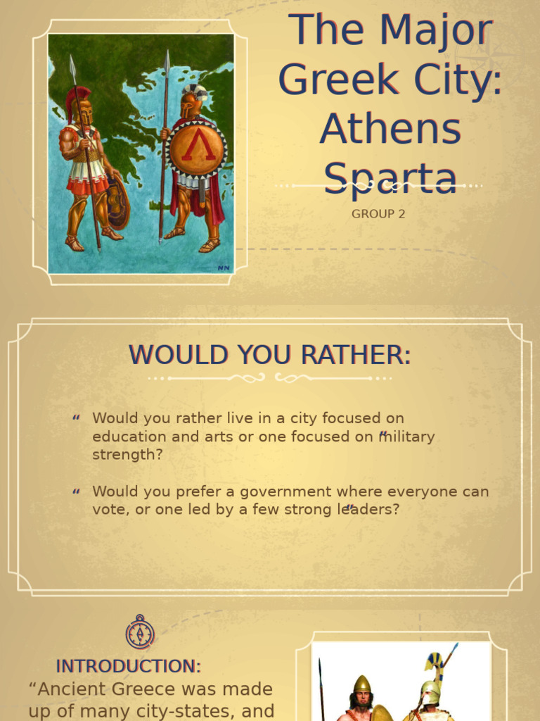 Athens vs. Sparta: A Comparative Study | PDF | Sparta | Ancient Greece