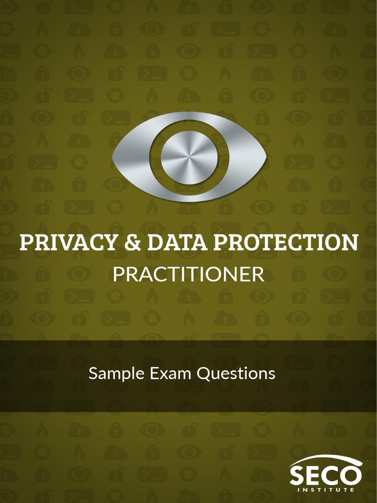 Sample Questions for Data Protection Exam | PDF | Information Privacy ...
