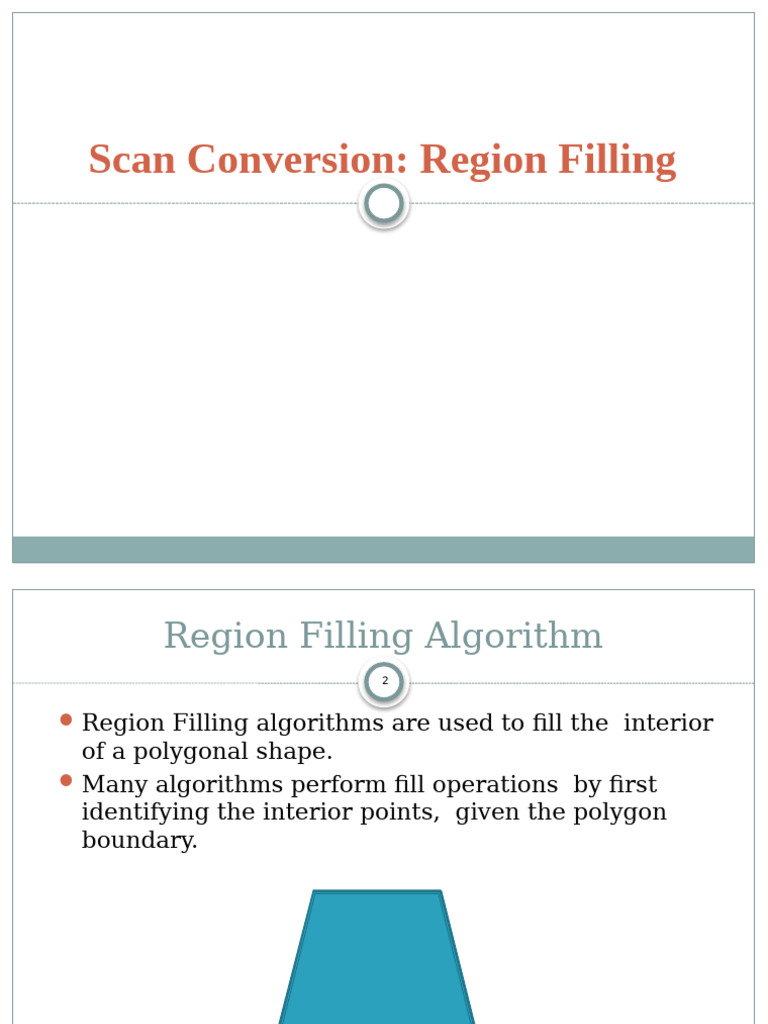 L12, L13_Region Filling | PDF | Graphic Design | Algorithms And Data Structures