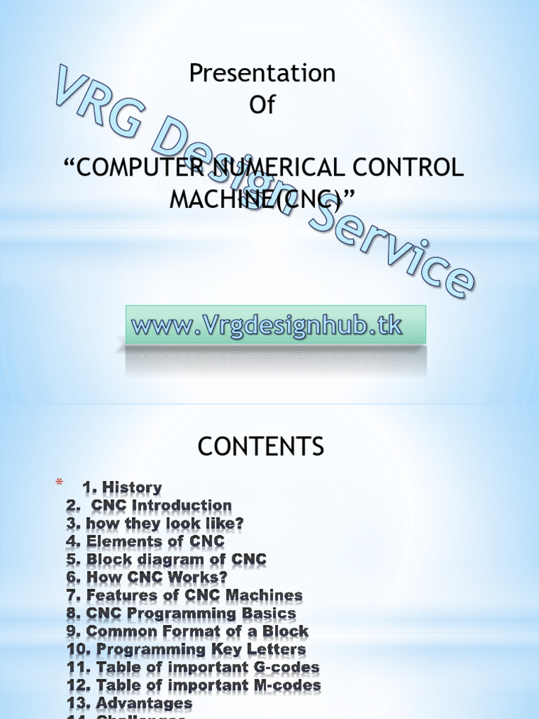 Cnc Machine Operationg Programming Training Pdf Numerical Control
