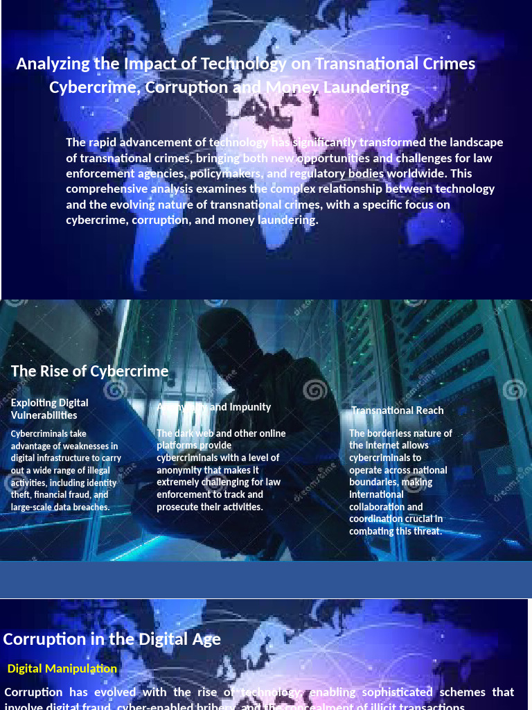 Technology's Role in Transnational Crime | PDF | Cybercrime ...
