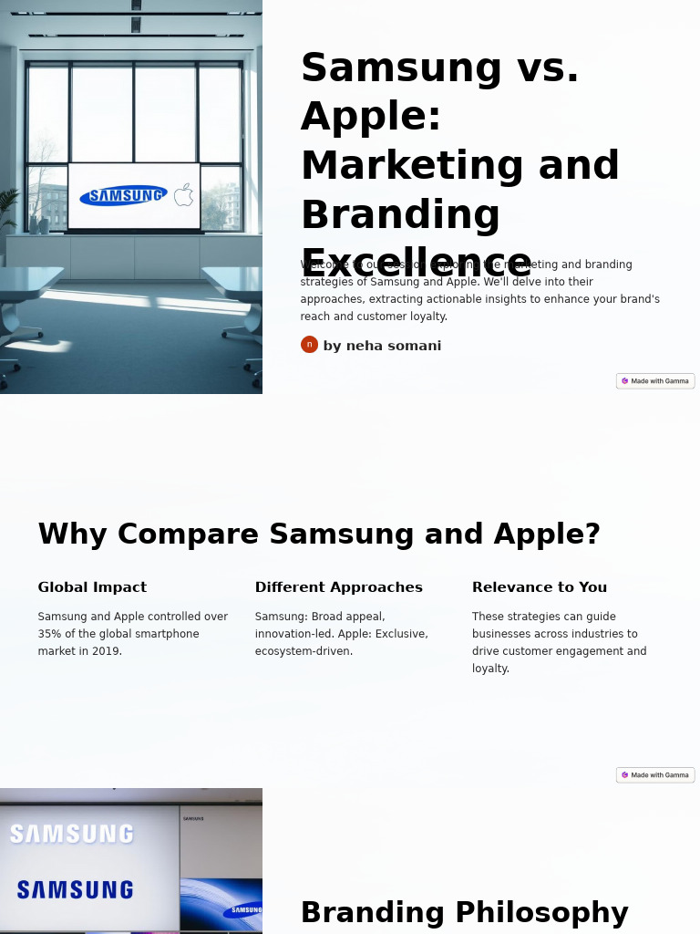 Samsung-vs-Apple-Marketing-and-Branding-Excellence | PDF | Brand ...