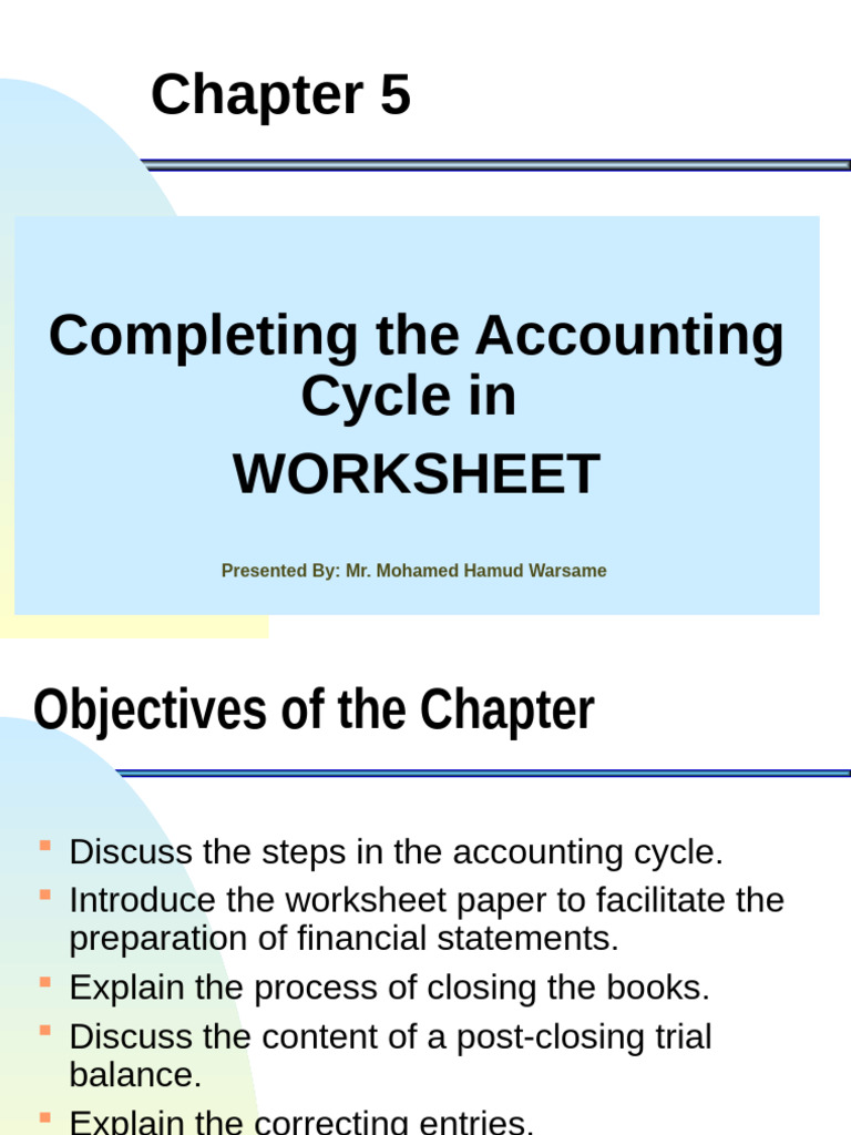 Accounting Cycle and Worksheet Guide | PDF | Debits And Credits | Expense