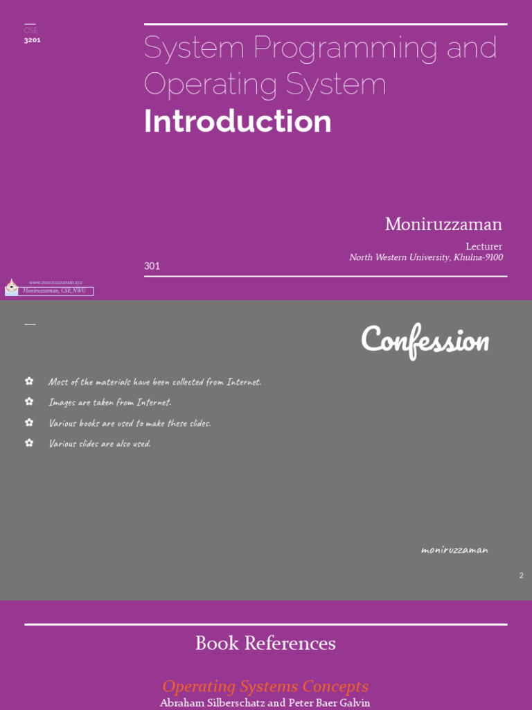 Copy For NWU 301 Operating System (Introduction) | PDF | Operating ...