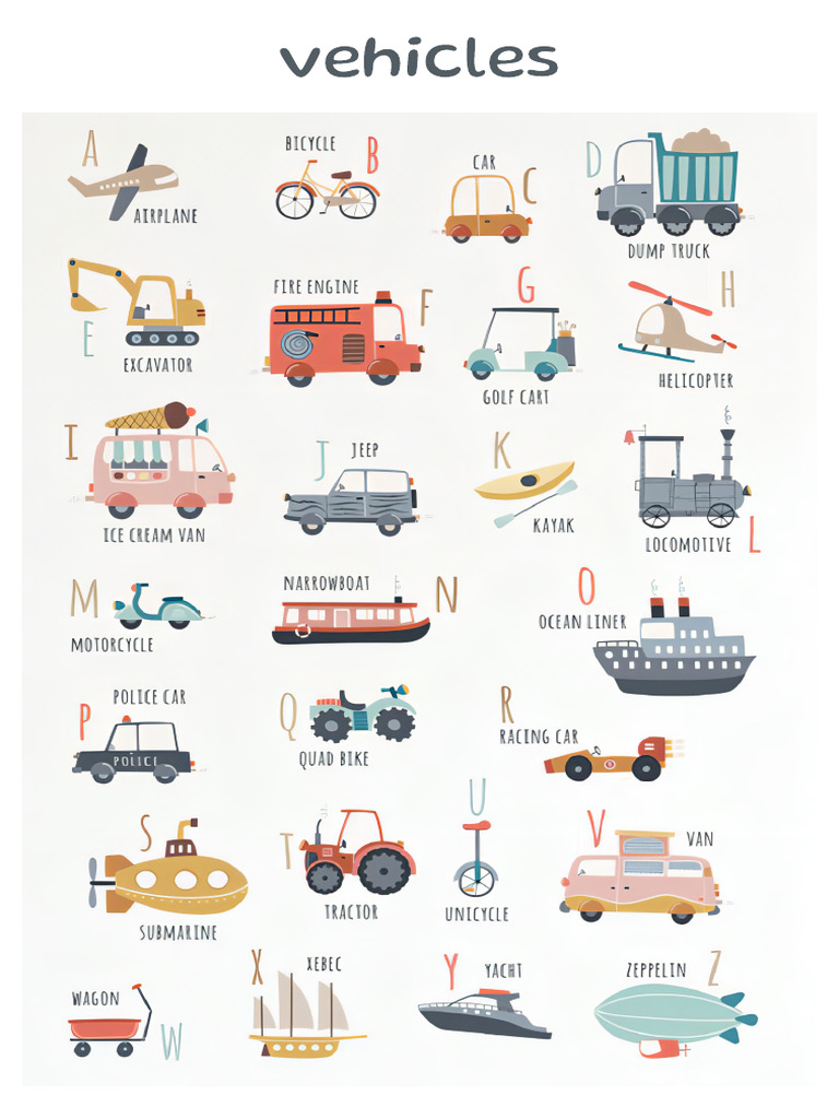 Cetak 2x - Vehicles Poster | PDF