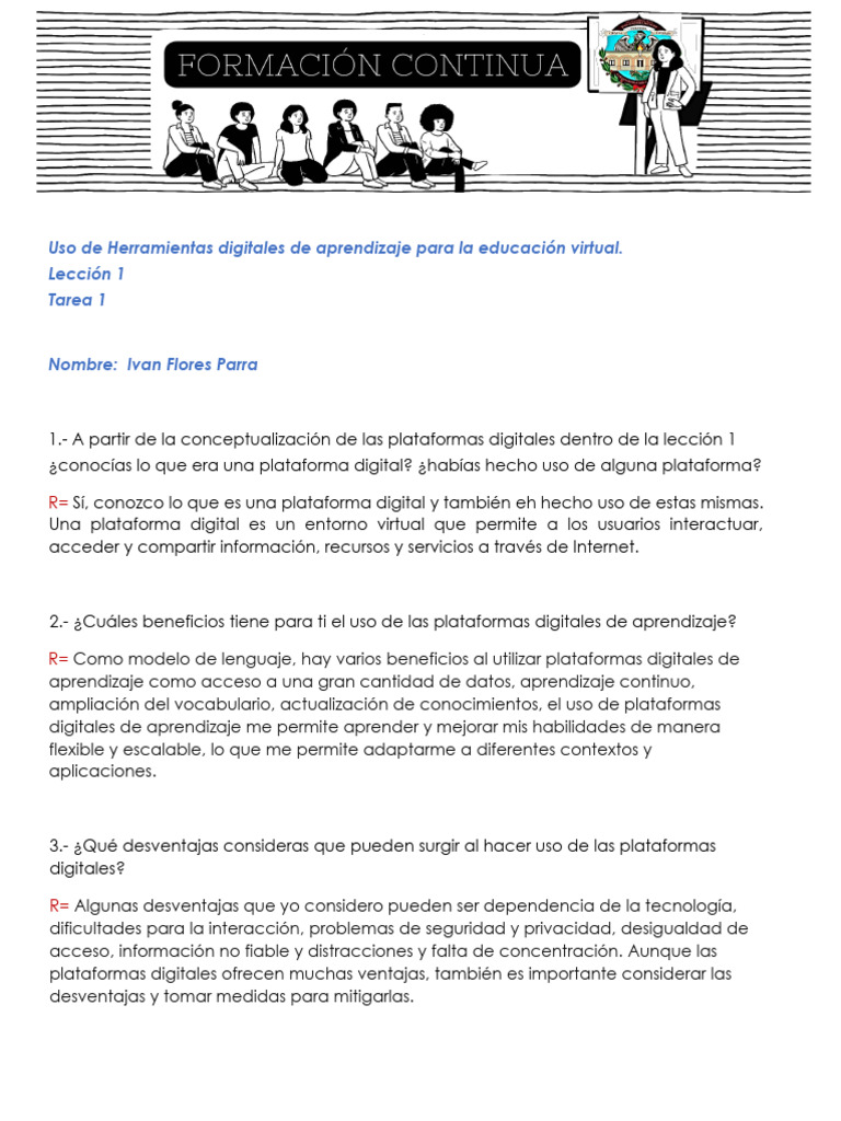 Beneficios y Desventajas de Plataformas Educativas | PDF