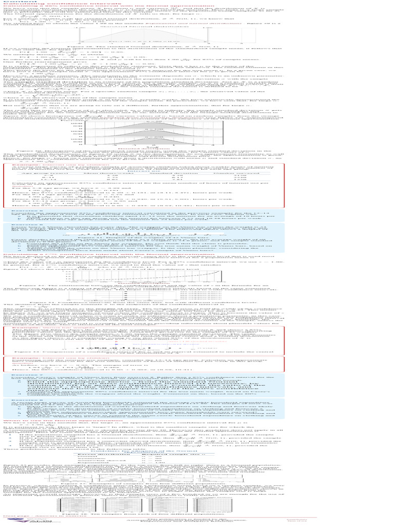 Content - Calculating Confidence Intervals | PDF | Normal Distribution | Skewness