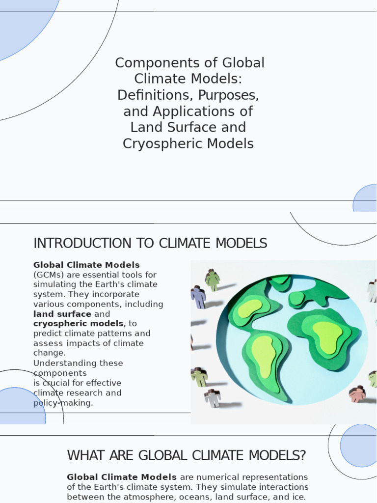 Global climatic models (2) | PDF | General Circulation Model | Climate