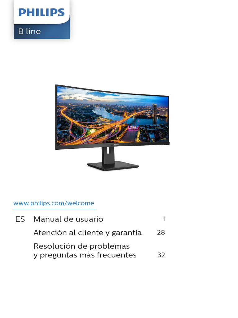 Philips 346b1c - 01 - Dfu - Esp - Manual | PDF | USB | Monitor de ...
