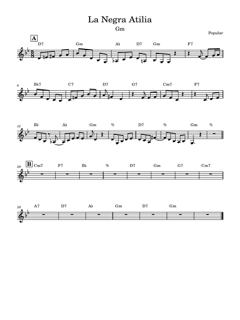 La Negra Atilia | PDF