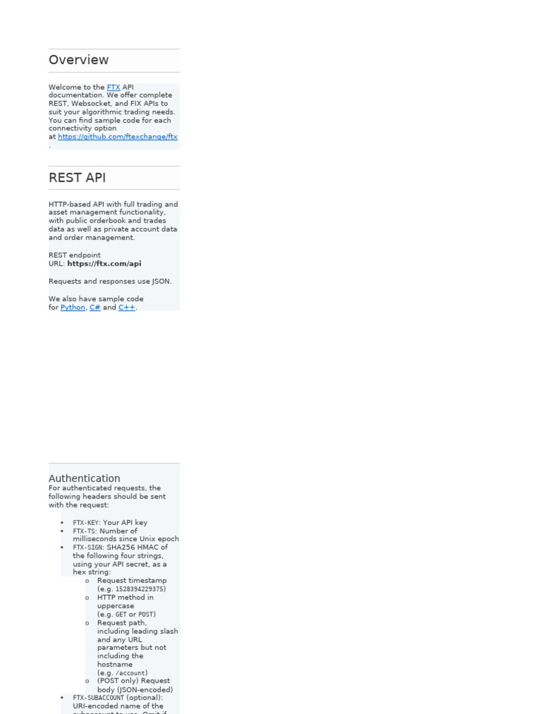Ftx Api Code Pdf Boolean Data Type Futures Contract