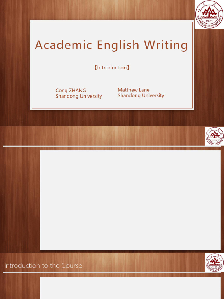 WK1-2 Introduction To Academic Writing | PDF | Cultural Assimilation | Linguistics