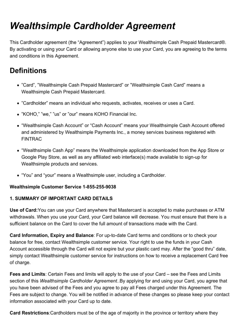 CA Prepaid Mastercard Opening Agreement | PDF | Debit Card | Payments