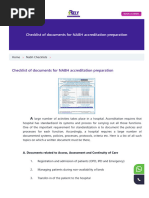 Hopsital Incharge Checklist | PDF | Hospital | Emergency Department