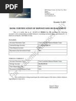 Certificate of Deposit (Bdo) | PDF