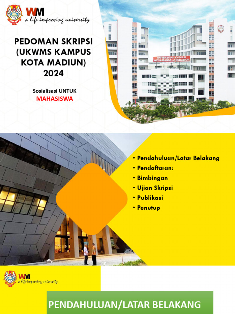 Pedoman Tugas Akhir 2024 Mahasiswa MDN | PDF