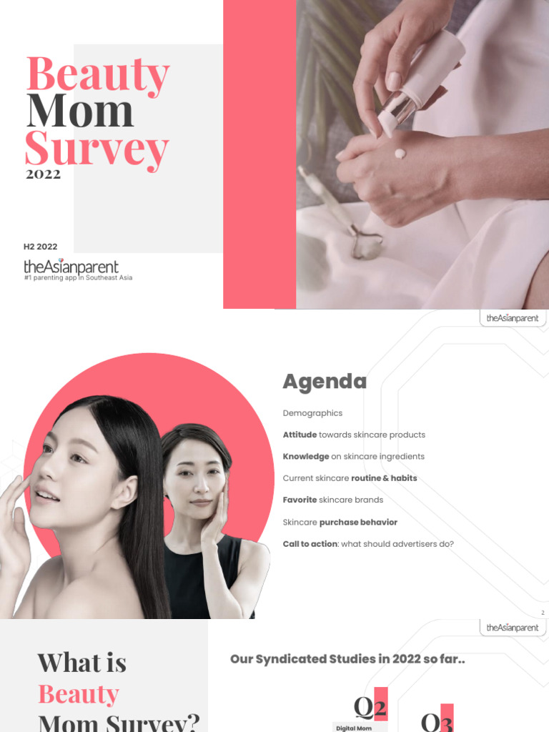 2022 Beauty Mom Survey Insights | PDF | Cosmetics | Skin Care