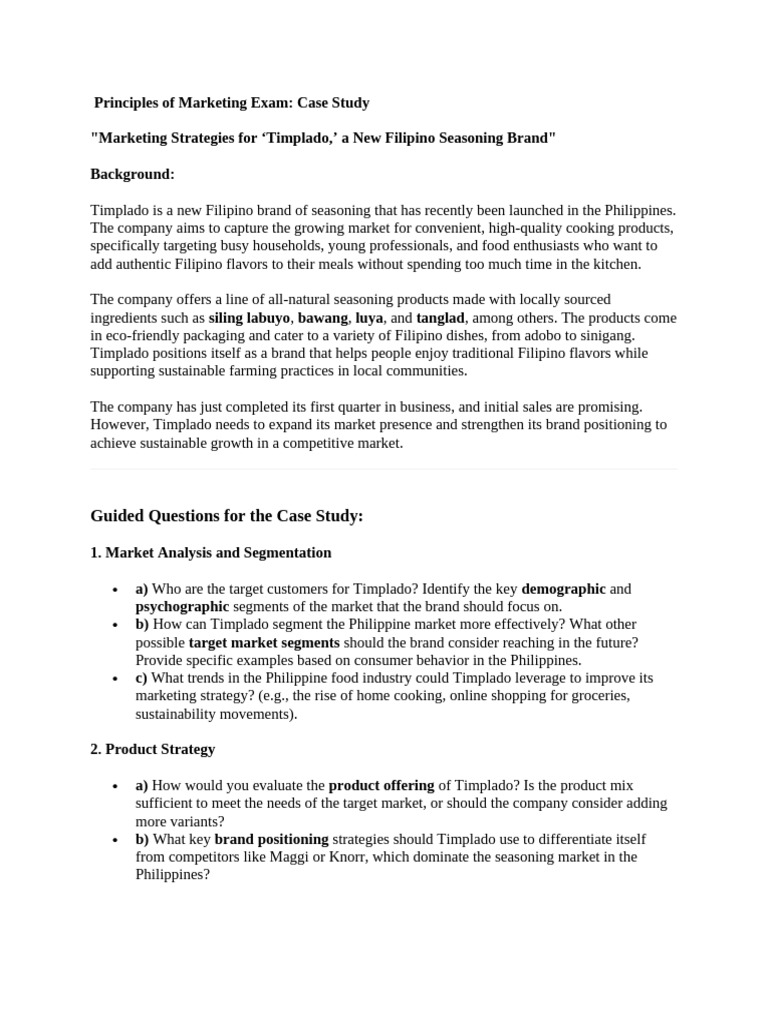 Principles of Marketing Exam | PDF | Pricing | Brand
