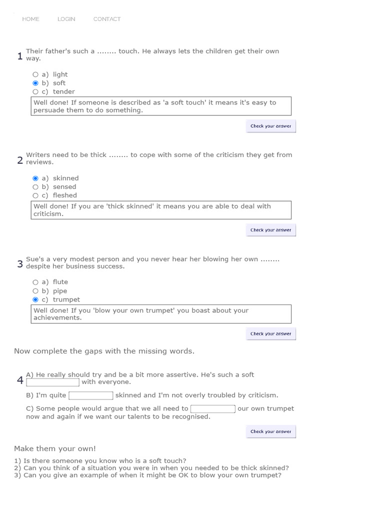 Splendid Expressions - Character traits 2 | PDF