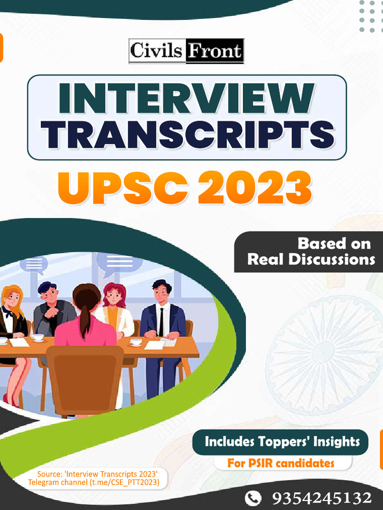 CSE Interview Transcripts 2023 Final | PDF | Taxes | Afghanistan