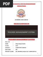 Computer Project Front Page | PDF