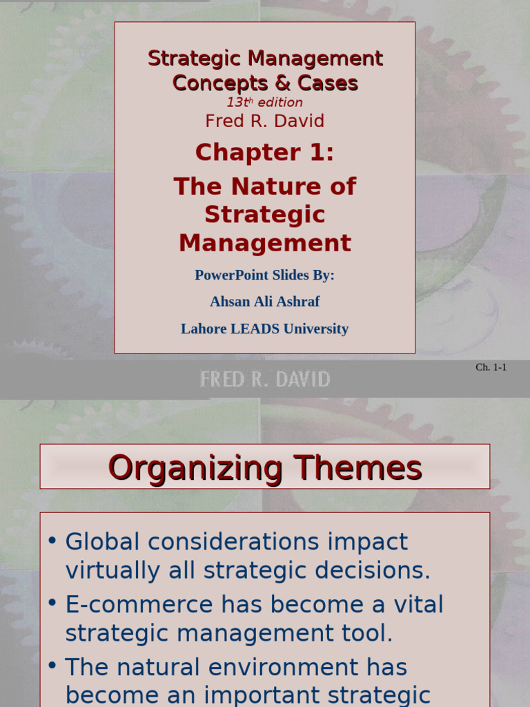 Understanding Strategic Management Basics | PDF | Strategic Management | Strategic Planning