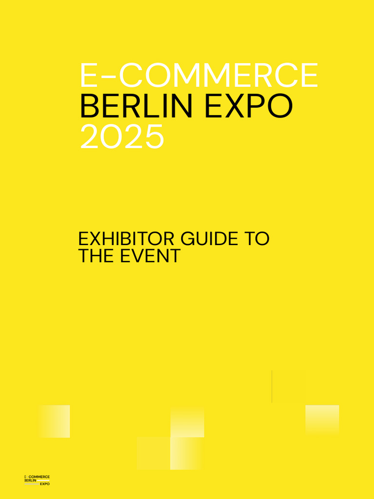E-BE25 Exhibitor Welcome Deck | PDF | E Commerce | Courier