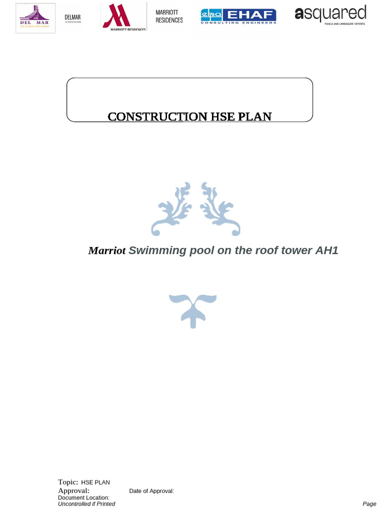 HSE Plan for Porto Galeria Pool Project | PDF | Electrical Connector ...