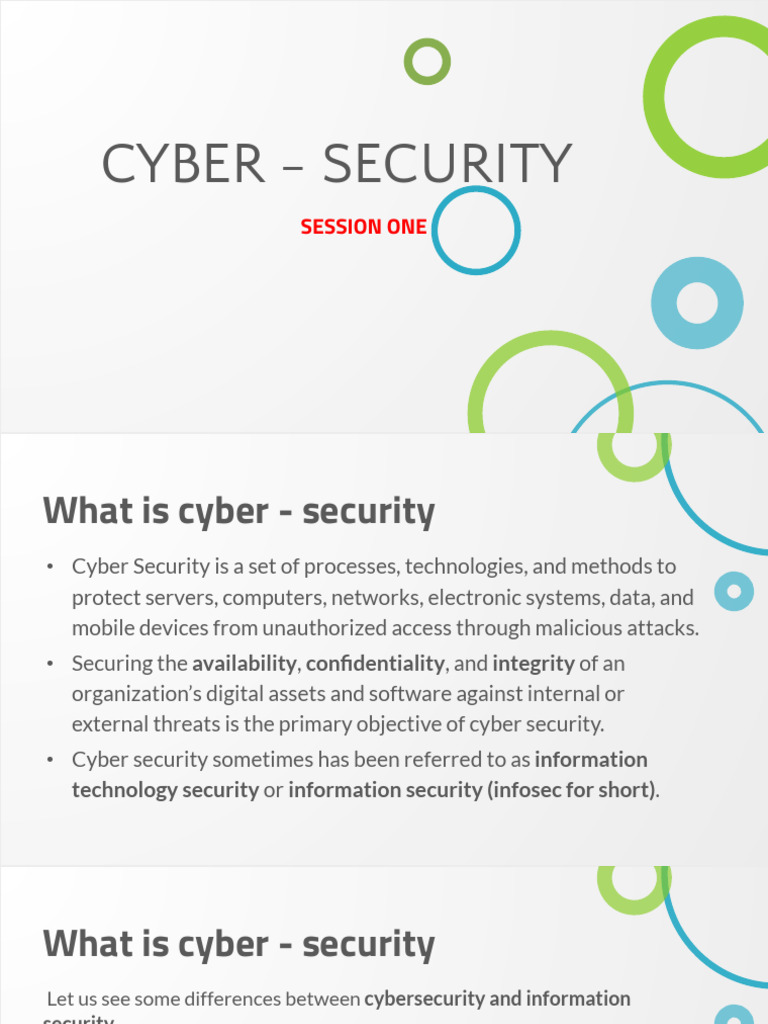 01 - CYBER - SECURITY | PDF | Security | Computer Security