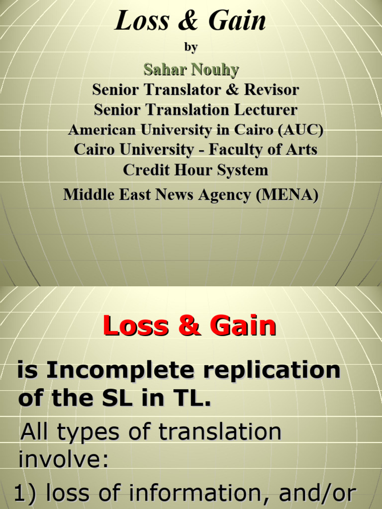 2023-Text Types-LOSS & GAIN-FULL | PDF