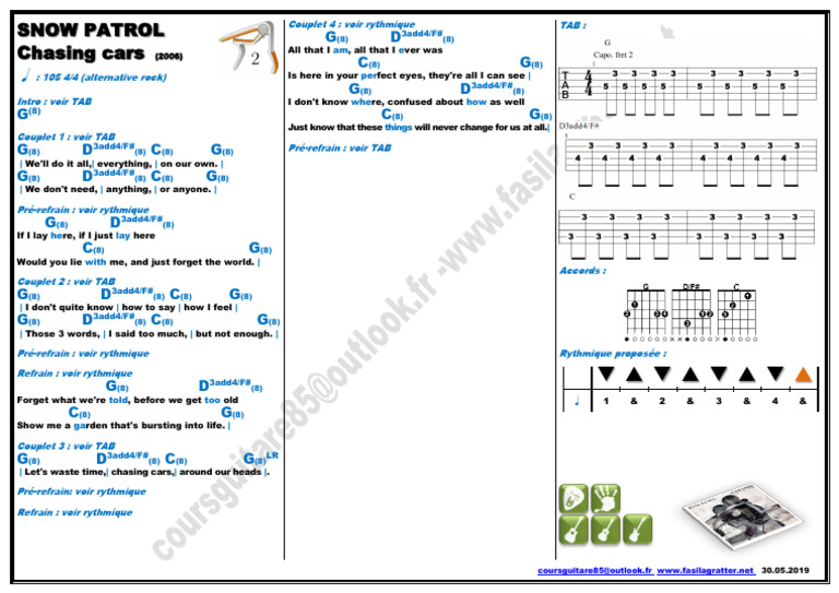 Snow Patrol - Chasing Cars Chords | PDF
