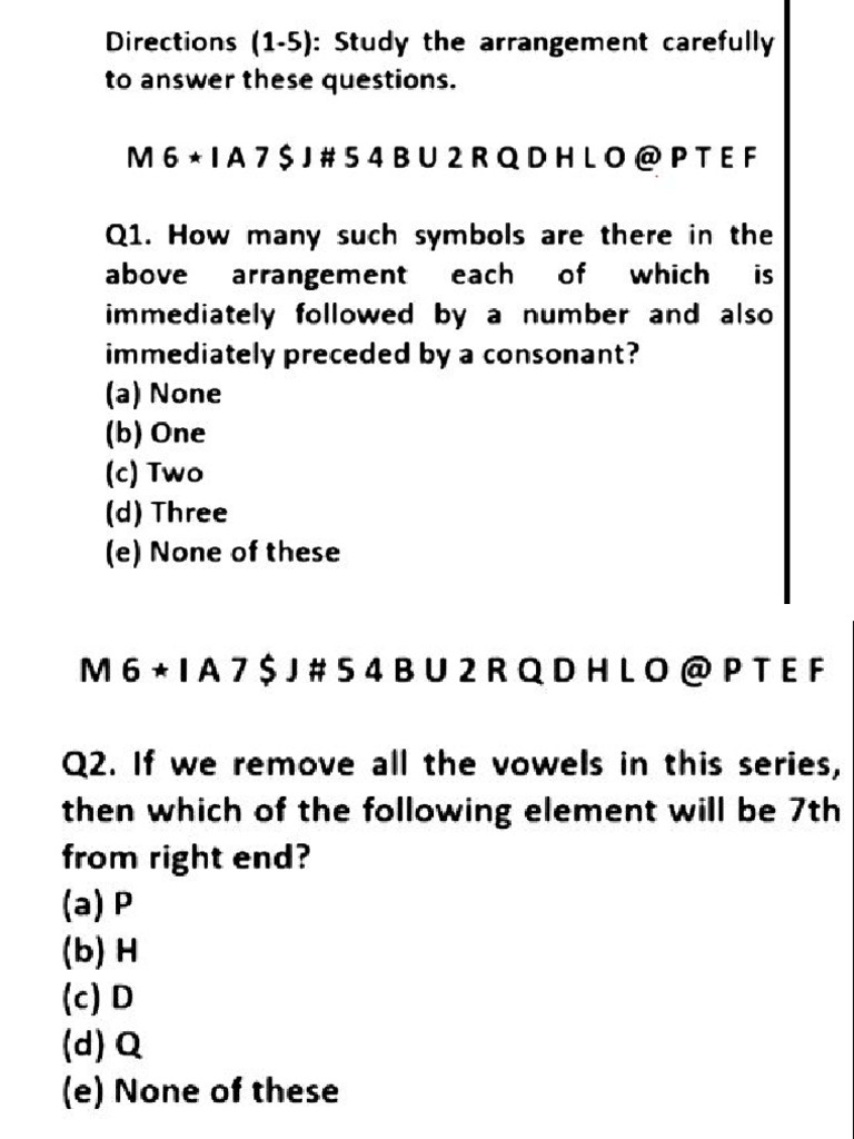 Alphanumeric Series-1 | PDF