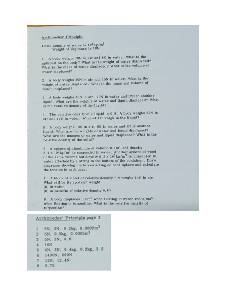 Archimedes´ examples 1st part | PDF