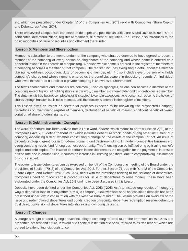 Book - Company Law & Practices-10 | PDF | Debenture | Debt