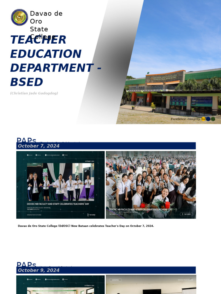 Accomplishment-Report-for-4Q-TED BSEd NB | PDF