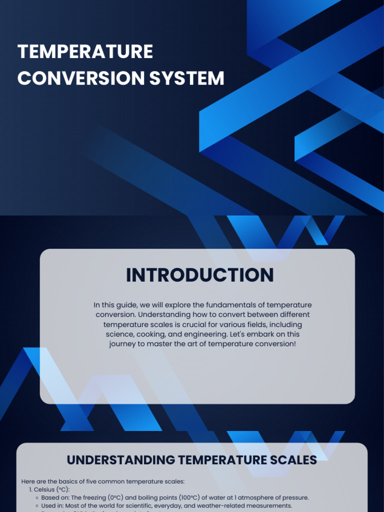 Temperature Conversion Guide | PDF | Fahrenheit | Temperature