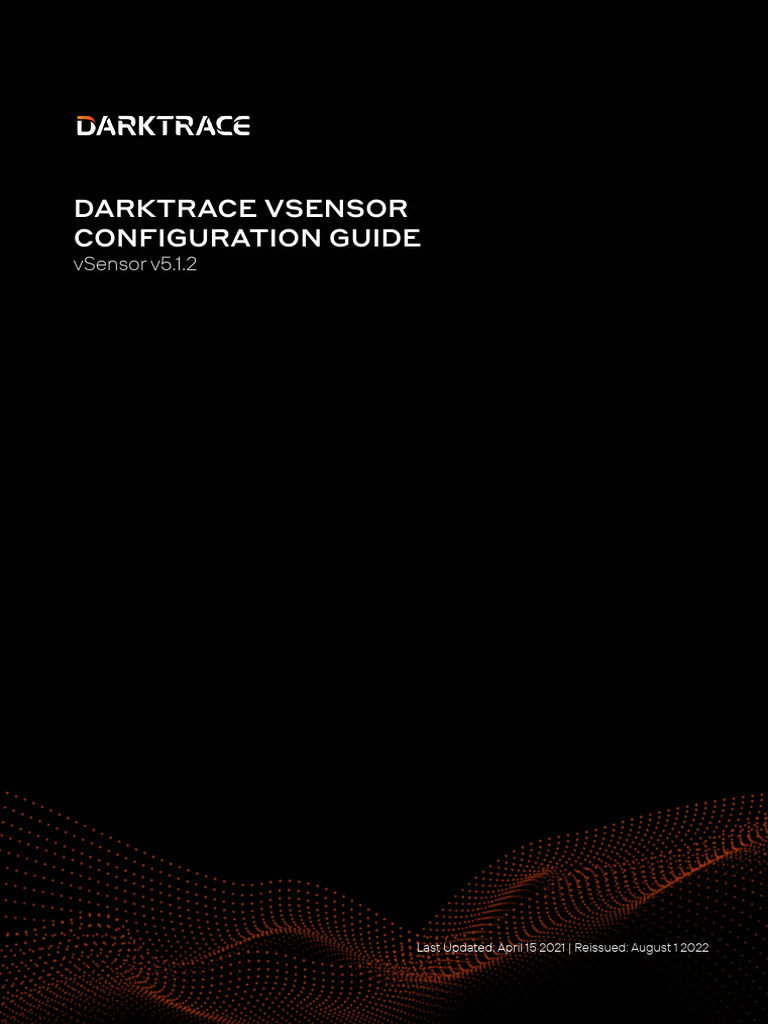 Darktrace Vsensor Configuration Guide | PDF | Computer Network | Network Switch
