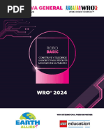 WRO Venezuela 2025: Categorías y Reglas | PDF | Robot | Robótica