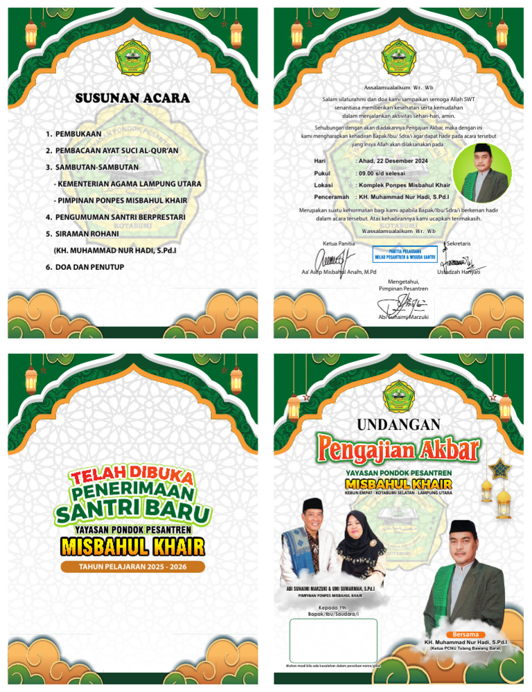 Undangan Pengajian Akbar-1 | PDF