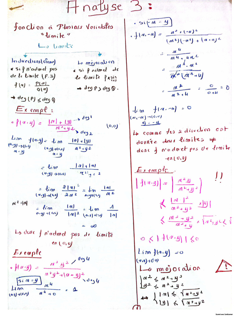 Cours Analyse 3-1 | PDF