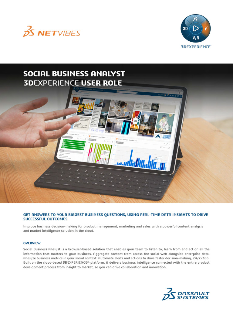 Social Business Analyst Datasheet | PDF | Cloud Computing | Computing