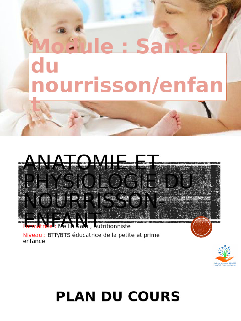 Anatomie Et Physiologie Du Nourrisson Enfant | PDF | Sang | Appareil urinaire