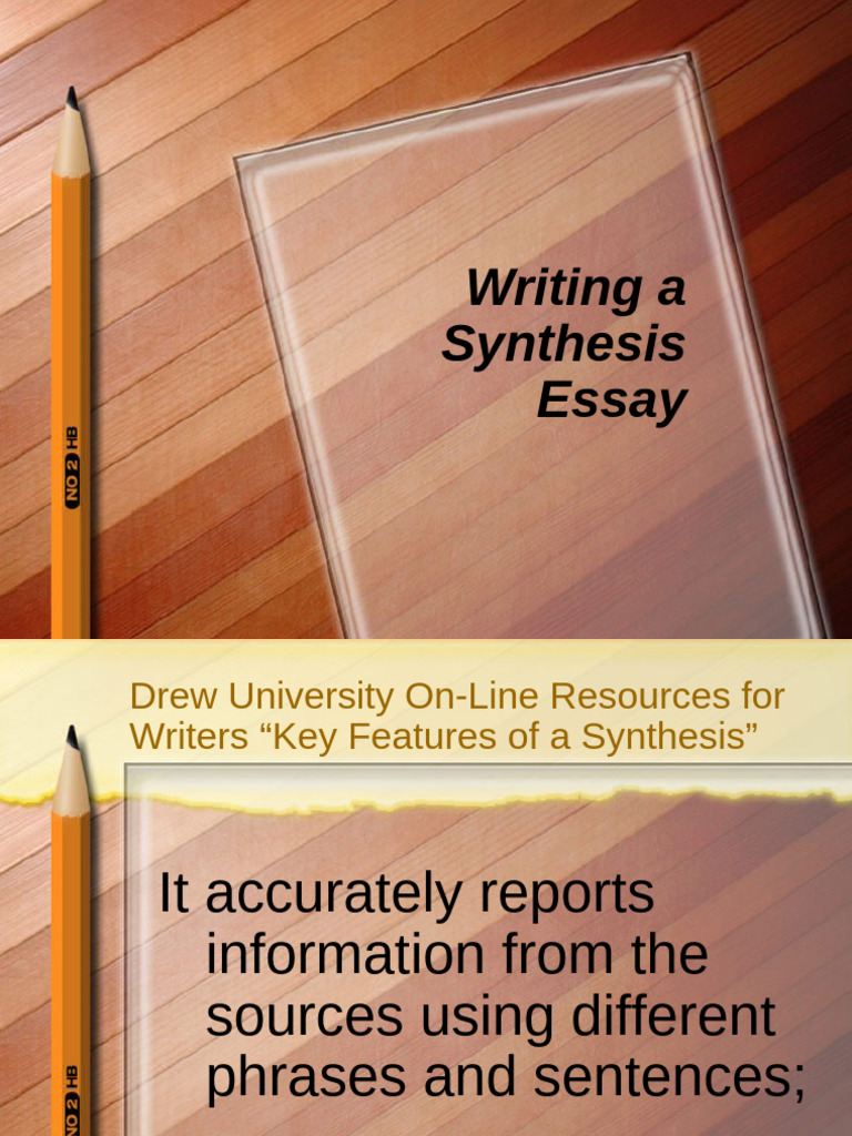 Writing a Synthesis Essay 22r2py7 | PDF | Essays | Argument