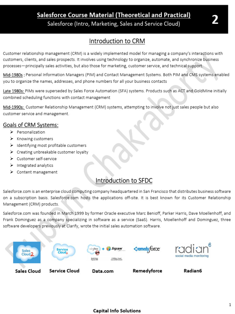 2 SFDC Sales Service MKTG V1.0 | PDF | Customer Relationship Management ...