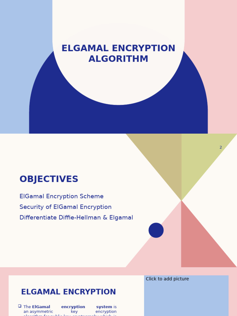 Lecture #8 Elgamal Encryption Algorithm | PDF | Public Key Cryptography ... Lecture #8 Elgamal Encryption Algorithm | PDF | Public Key Cryptography ...