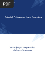 Panduan Impor Sementara Bea Cukai RI | PDF