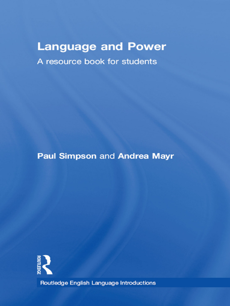 Language and Power a B C D 11,12 | PDF | Power (Social And Political ...