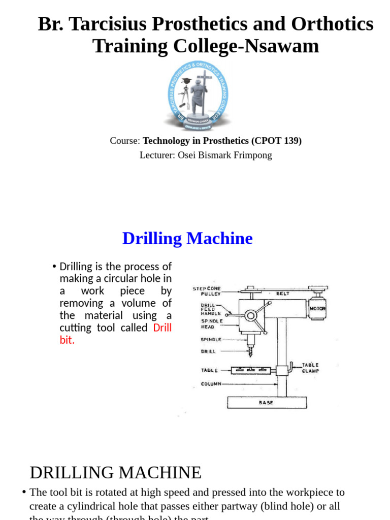 Drilling Machine | PDF | Drilling | Drill