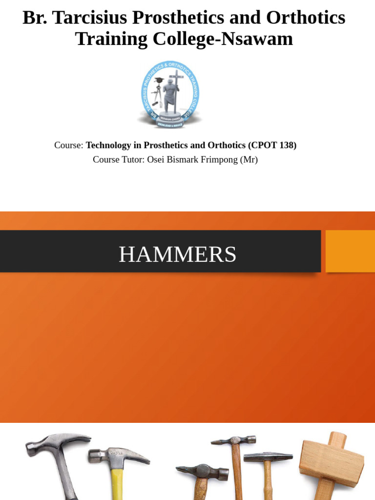 Hammers | PDF | Hammer | Building Materials